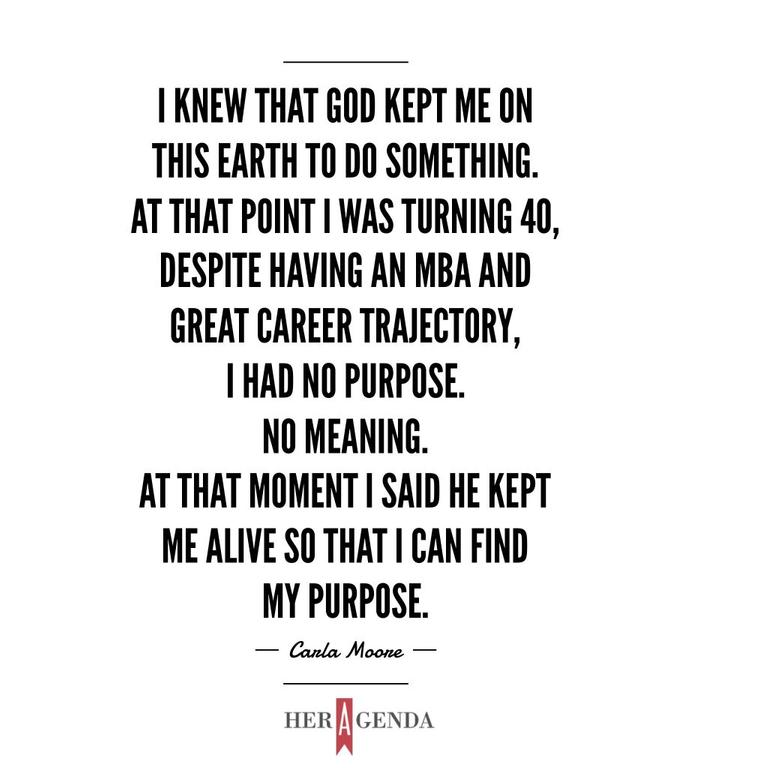 A Peek Inside Her Agenda: Carla Moore