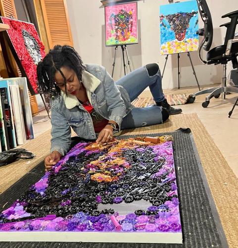 How Keila Strong Is Creating Unconventional Art With A Black Hair-Care ...