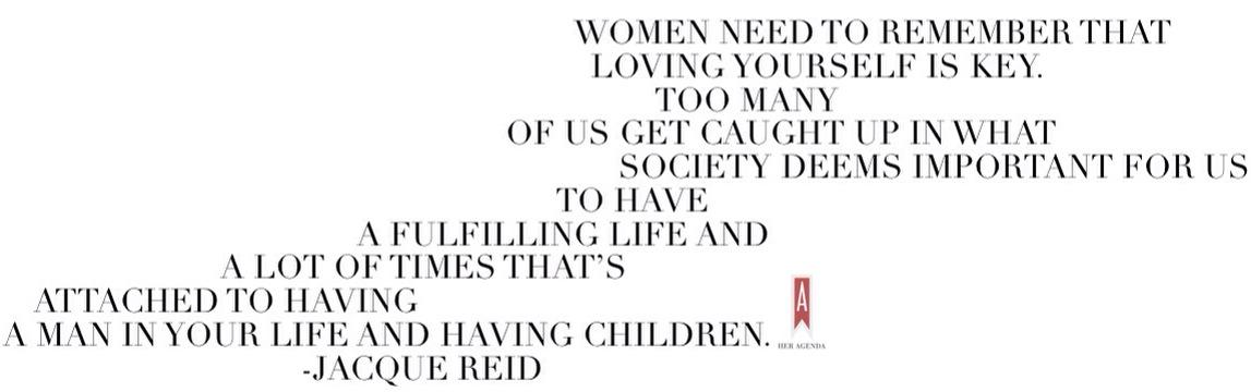 A Peek Inside Her Agenda: Jacque Reid