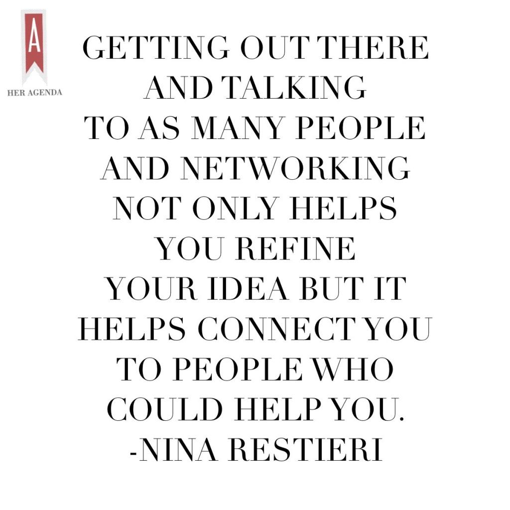 A Peek Inside Her Agenda: Nina Restieri
