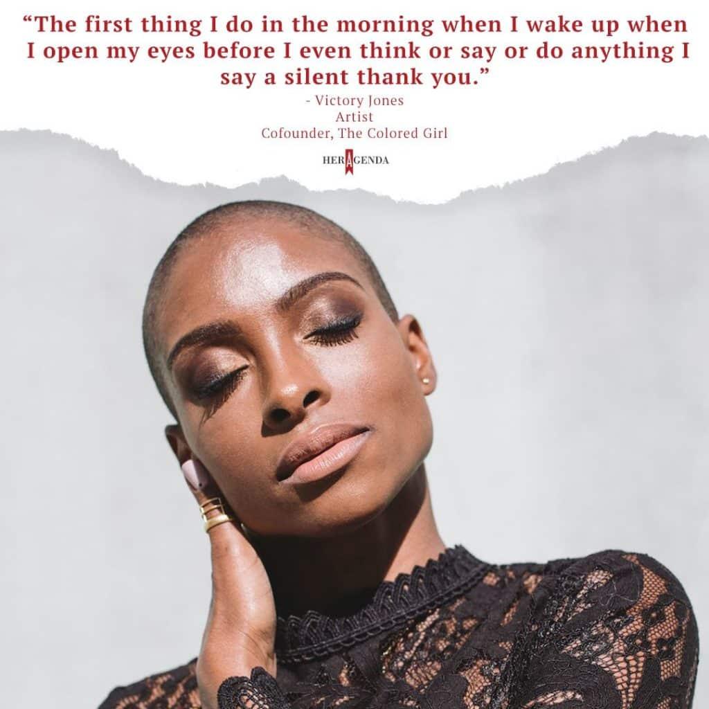 A Peek Inside Her Agenda: Victory Jones