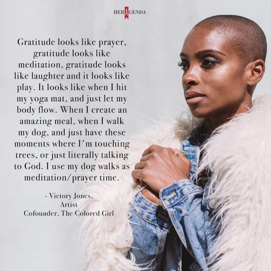 A Peek Inside Her Agenda: Victory Jones